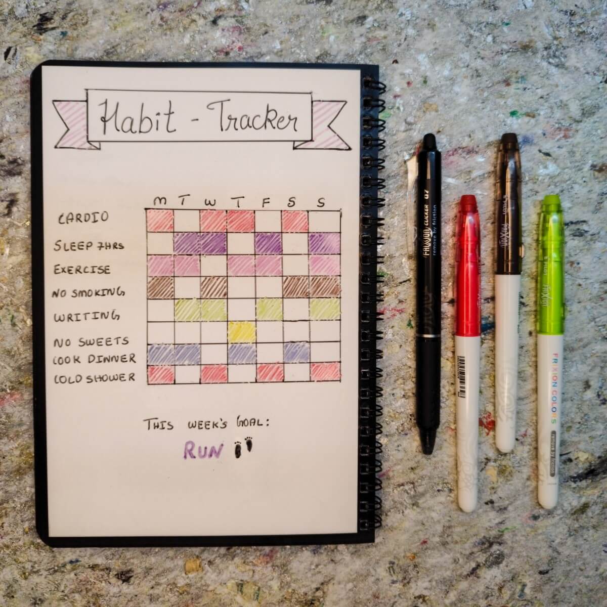 How to track your habits in a notebook like a Pro. - Buy Synthetic ...